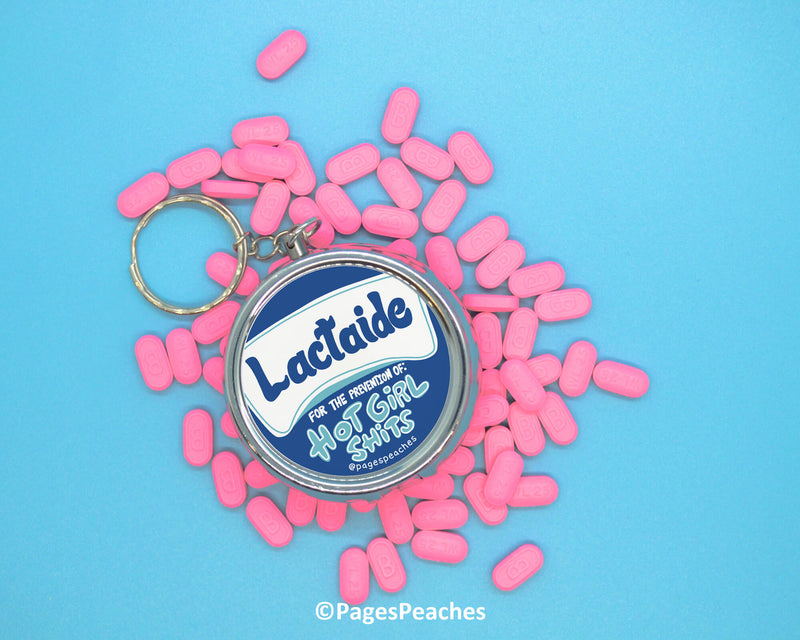 Lactaid for Hot Girl Shits Pill Case - Pages Peaches