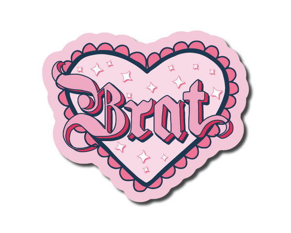 Mini Brat Sticker - Pages Peaches